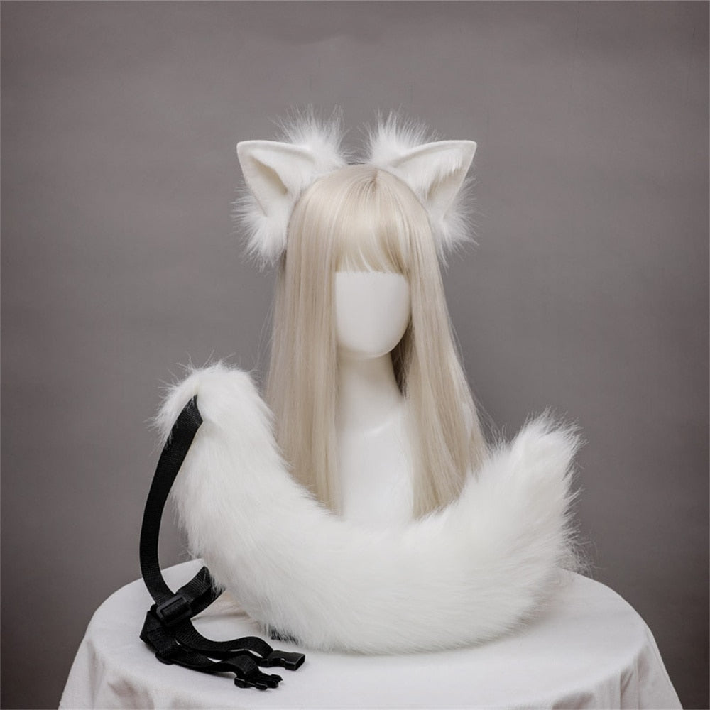 Fluffy Cat Ears & Tail – Juneptune