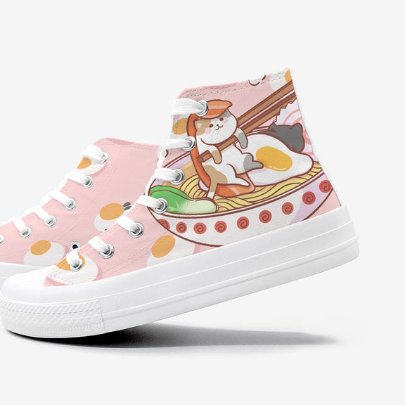 Ramen Cat High Top Shoes – Juneptune