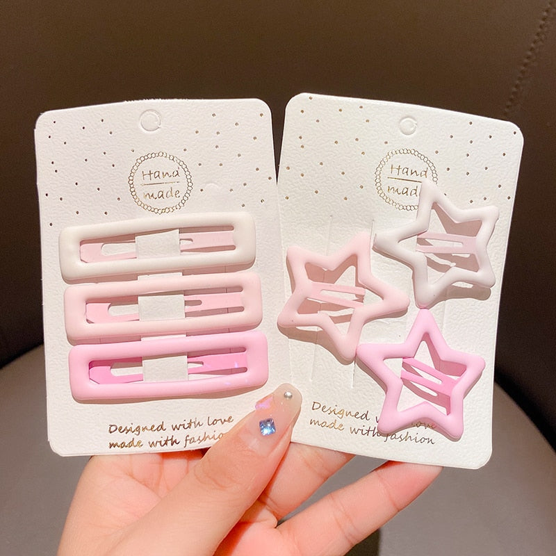 Gradient Pink Hair Clips – Juneptune