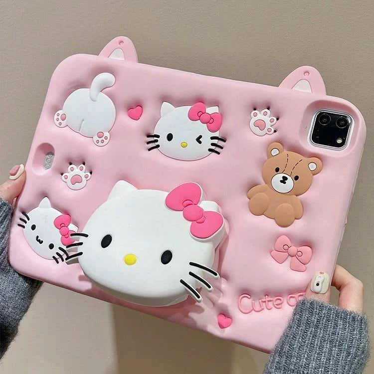3D Hello Kitty Ipad Case – Juneptune