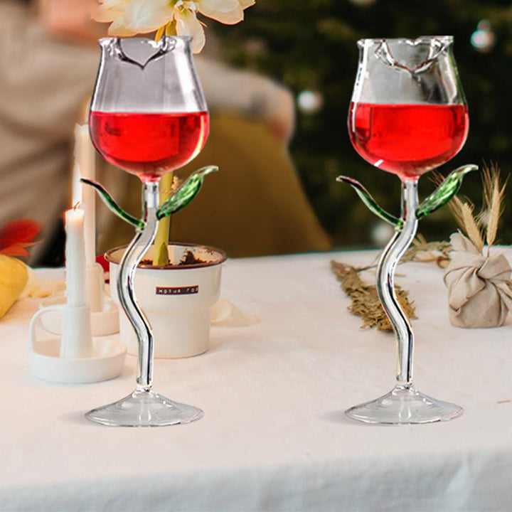 Rose Shaped Wine Glass Juneptune