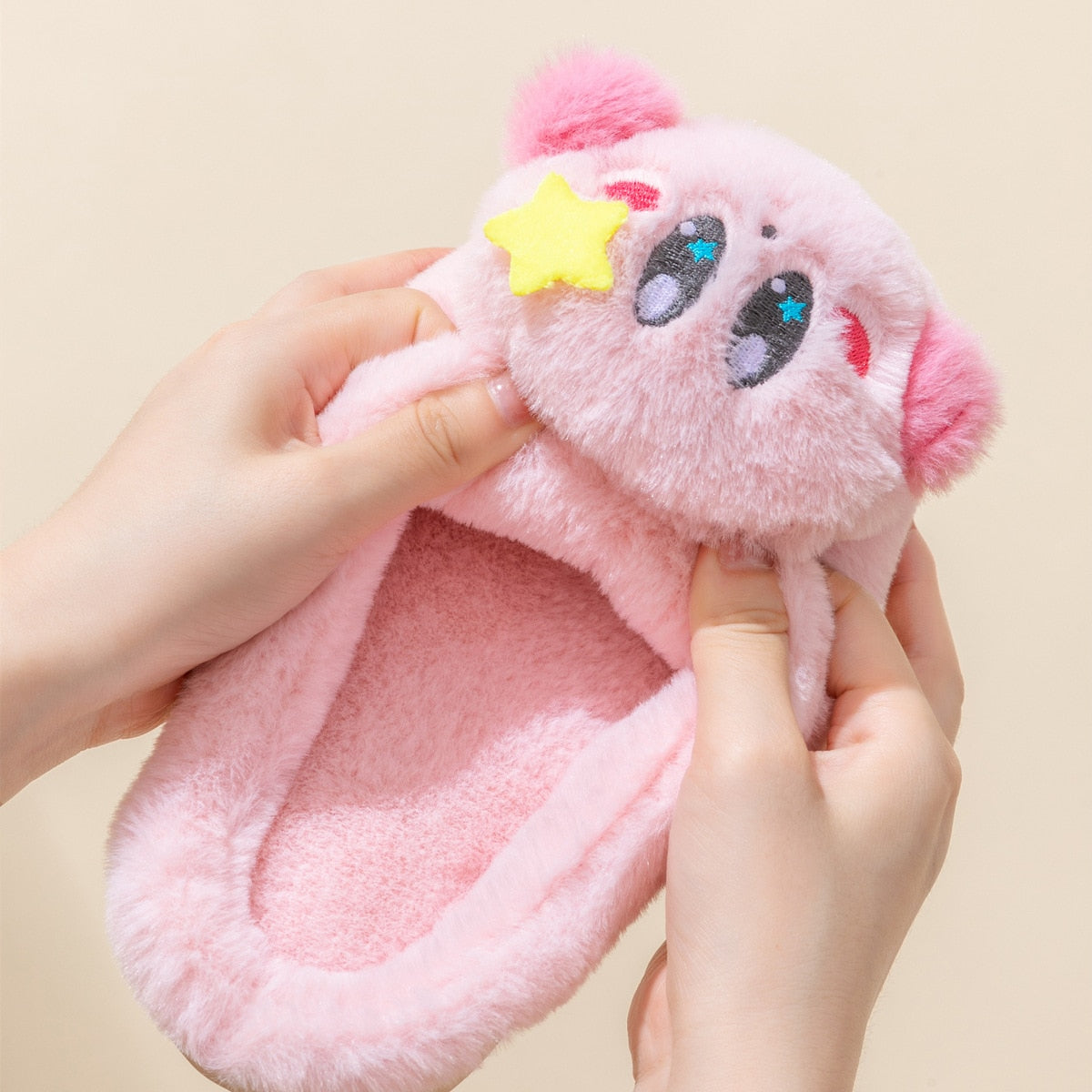 Kawaii Kirby Slippers – Juneptune