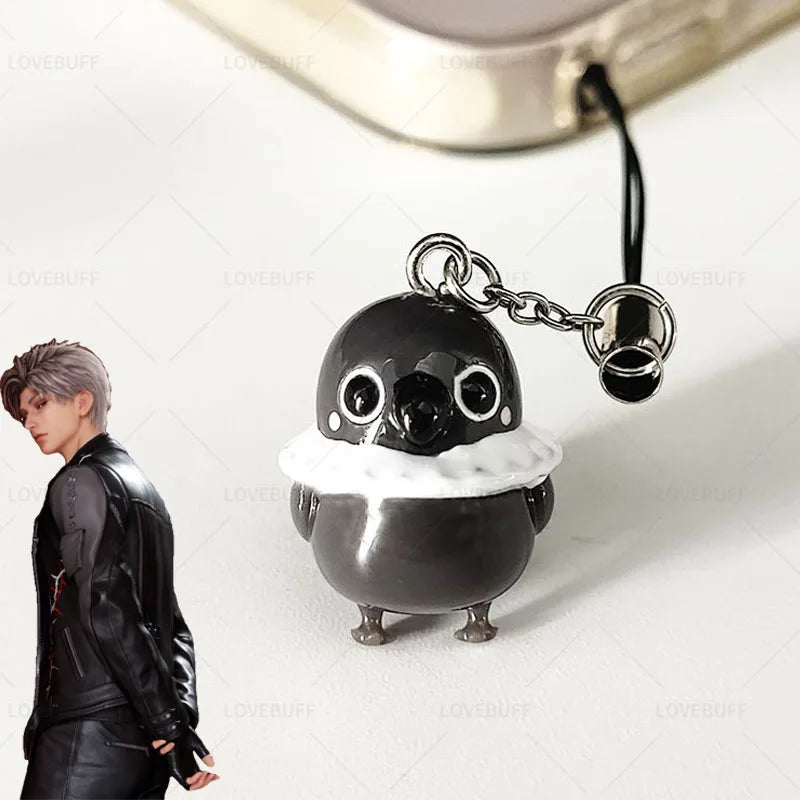 Love And Deepspace Sylus Grumpy Crow Keychain – Juneptune