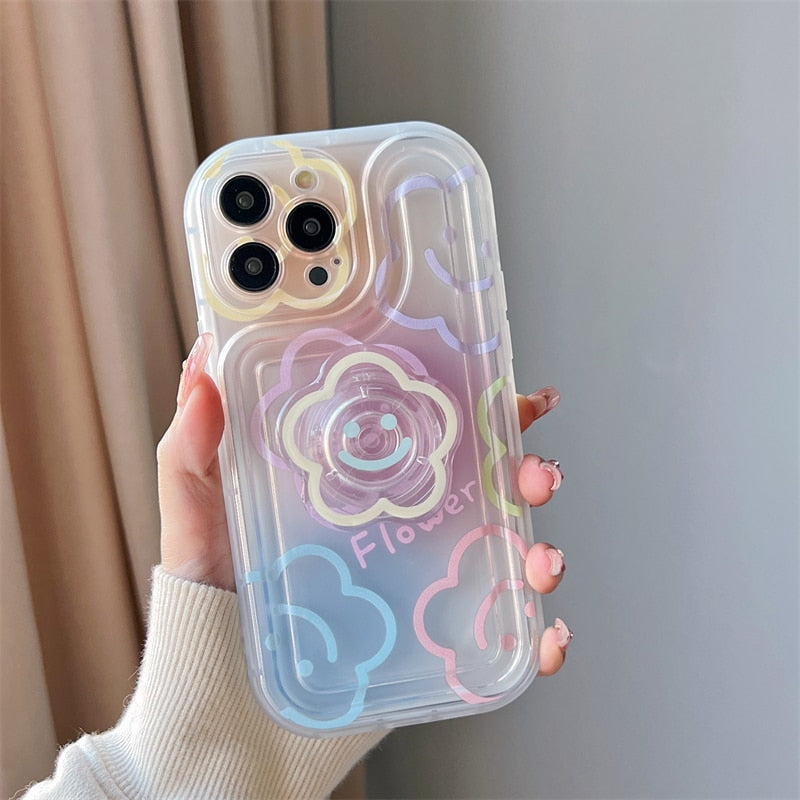 Pastel Flower iPhone Case With Grip – Juneptune