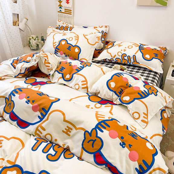 Colorful Cartoon Bedding Set – Juneptune