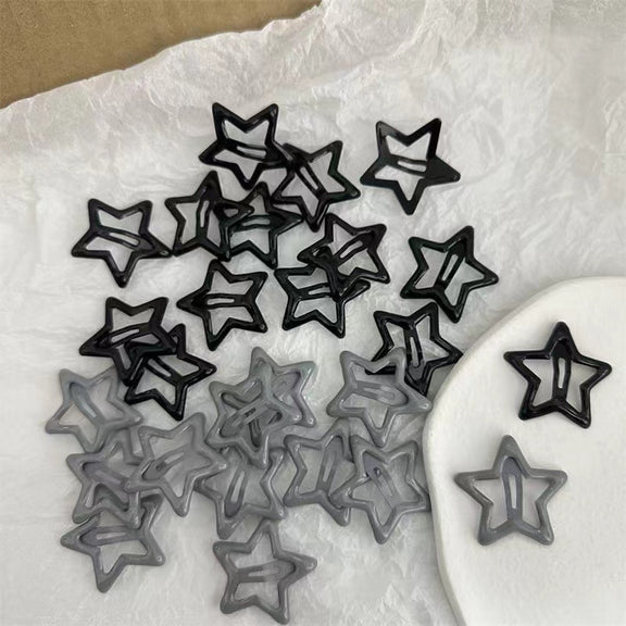 Glossy Star Hair Clips – Juneptune