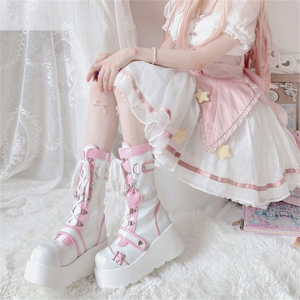 Sweet Lolita Platform Boots – Juneptune