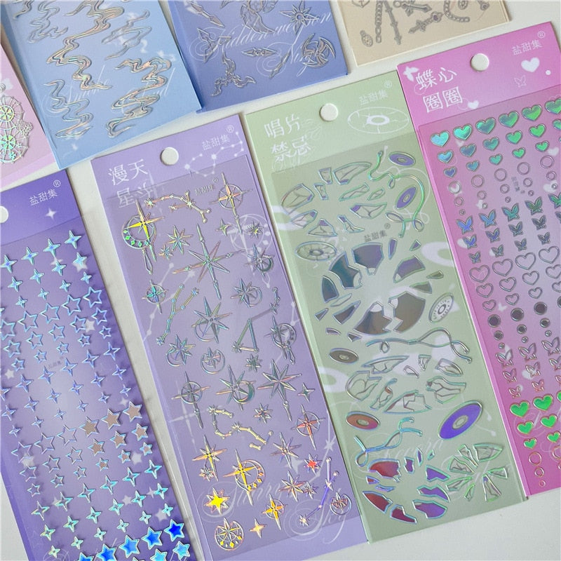 Sparkling Deco Stickers – Juneptune