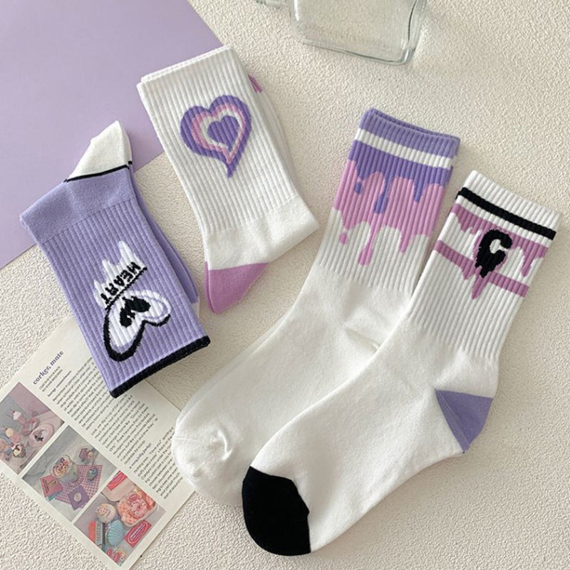 Purple Heart Socks – Juneptune