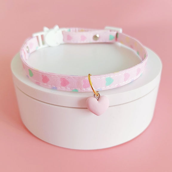 Pastel Heart Dog Collar – Juneptune