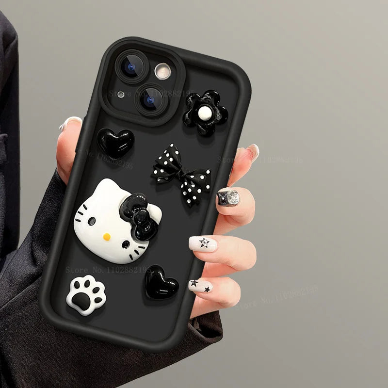 Monochrome Hello Kitty Samsung Phone Case – Juneptune