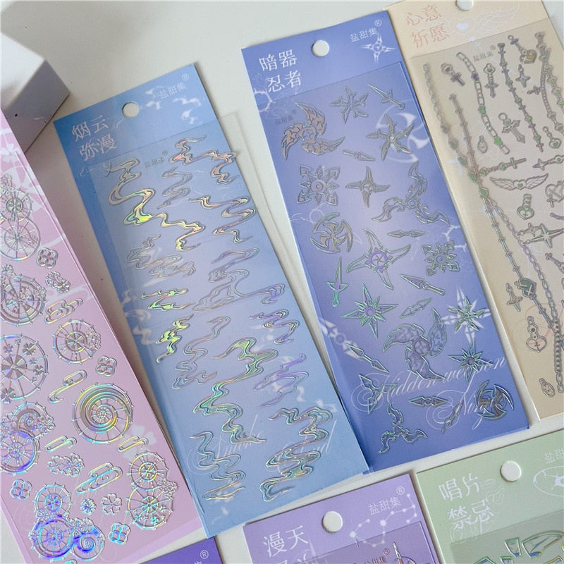 Sparkling Deco Stickers – Juneptune