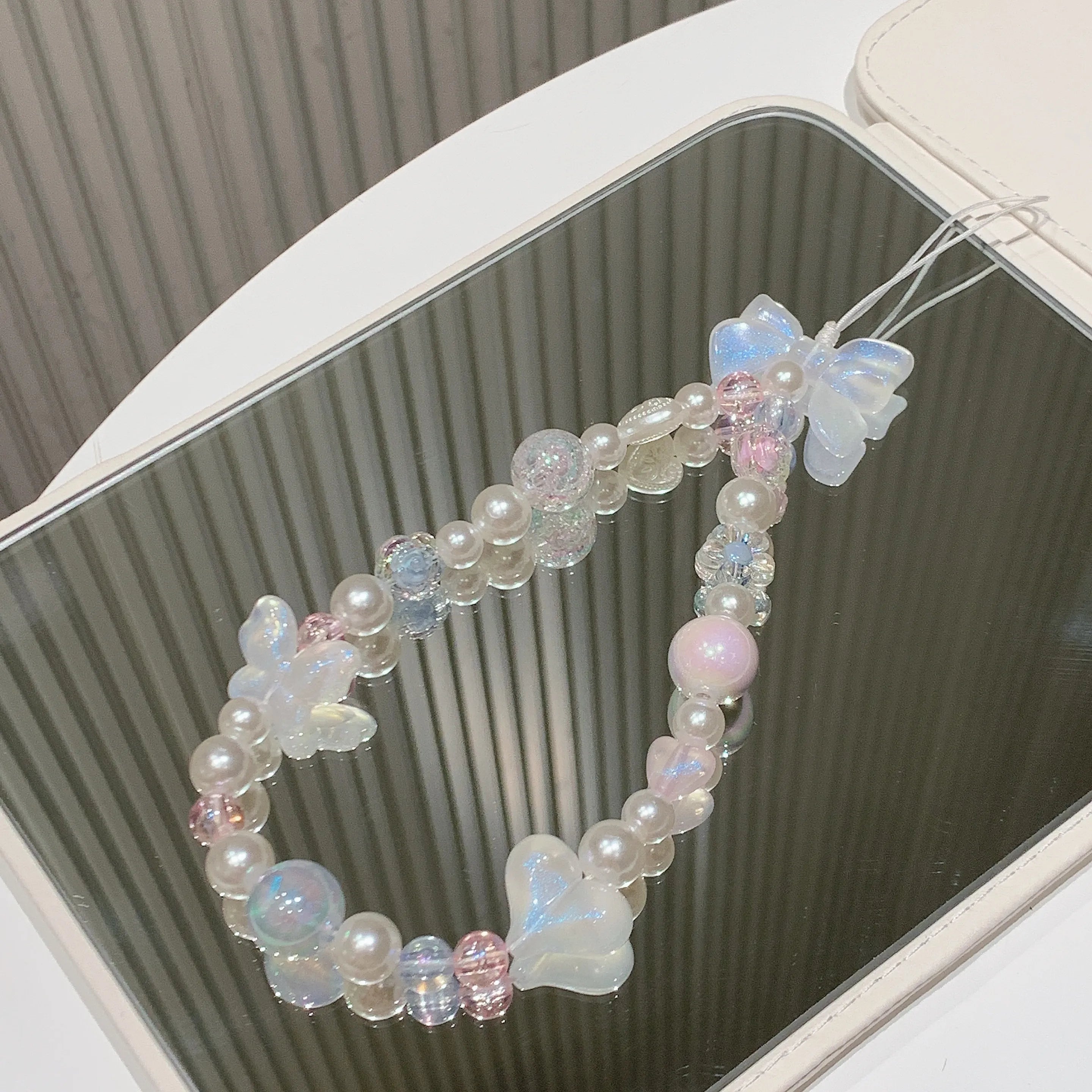 Sweet Pastel Beaded Phone Chain – Juneptune