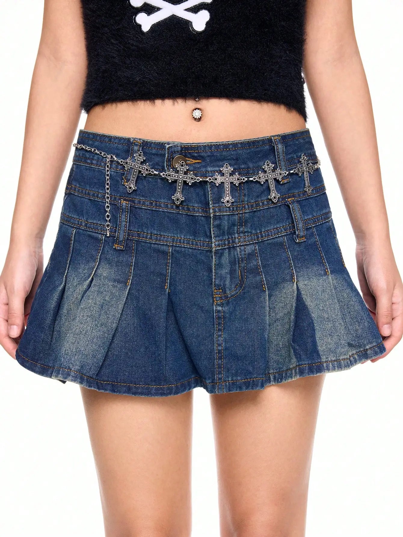 Sanctum Cross Charm Waist Chain – Juneptune