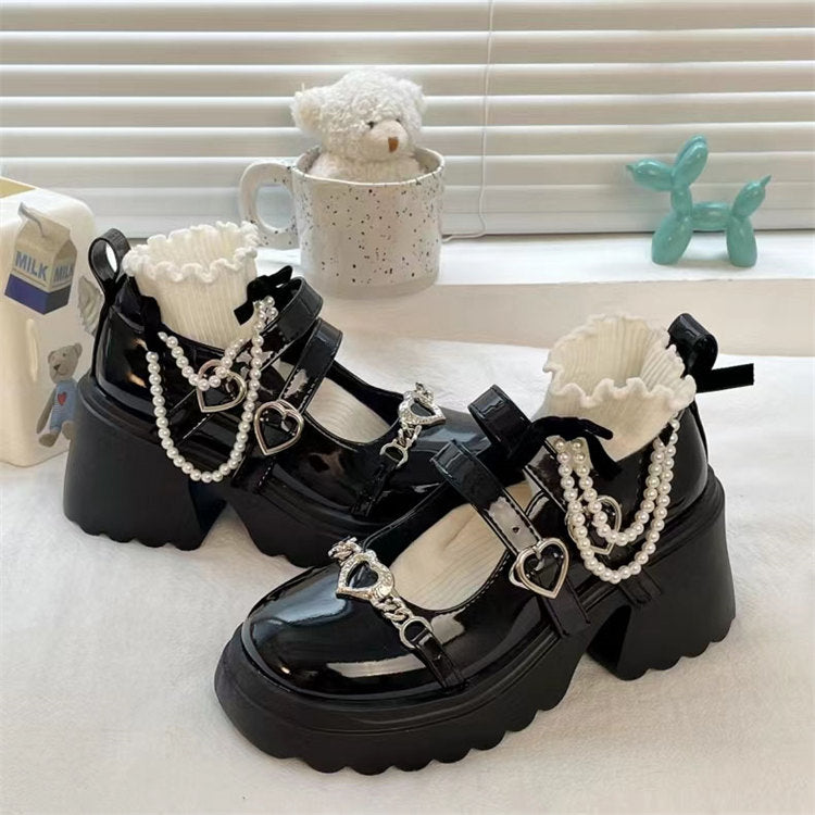 Gothic Lolita Mary Jane Shoes – Juneptune