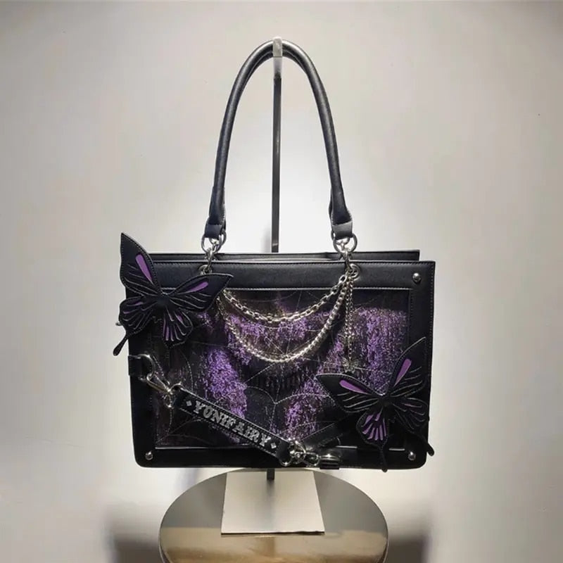 Gothic Butterfly Shoulder Bag – Juneptune