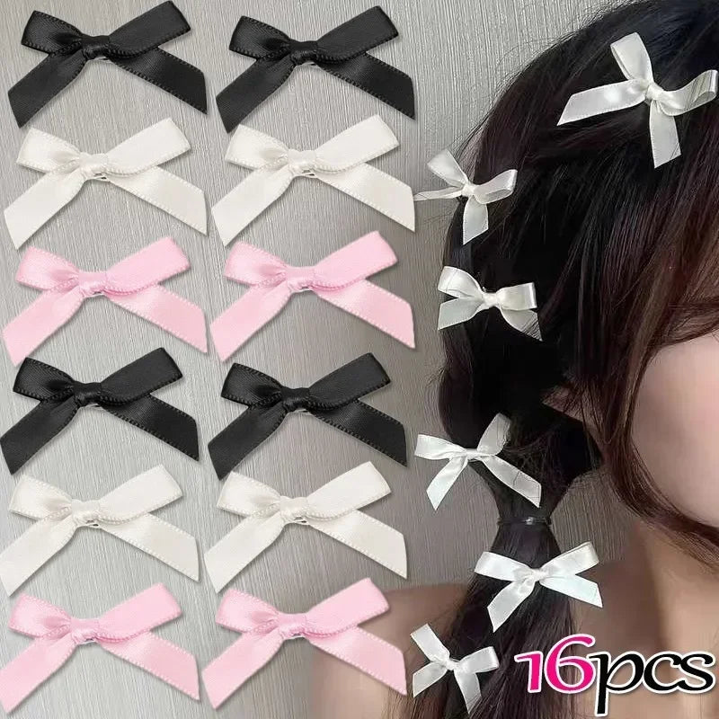 Silk Bow Hair Clips – Juneptune