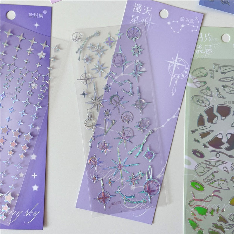 Sparkling Deco Stickers – Juneptune