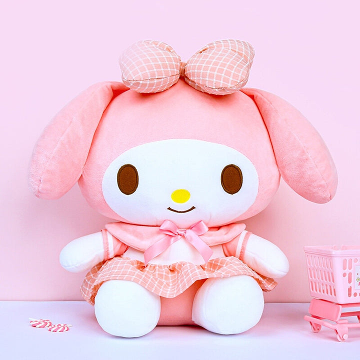 My Melody And Hello Kitty Uniform Plush Juneptune