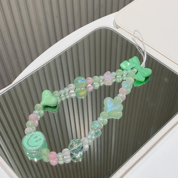 Sweet Pastel Beaded Phone Chain – Juneptune
