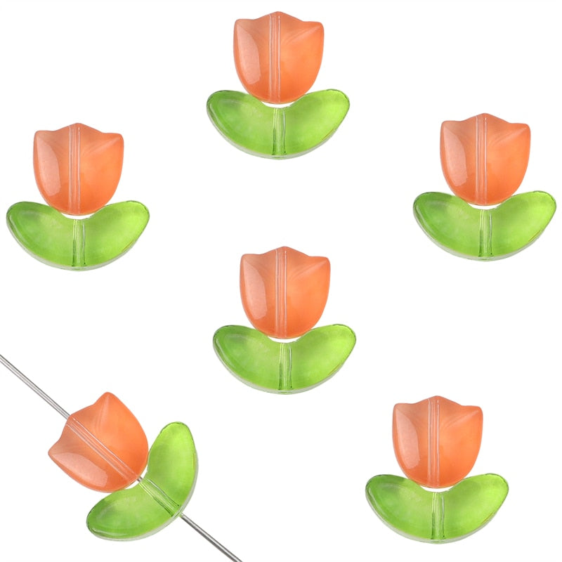 Rainbow Tulip Charms – Juneptune
