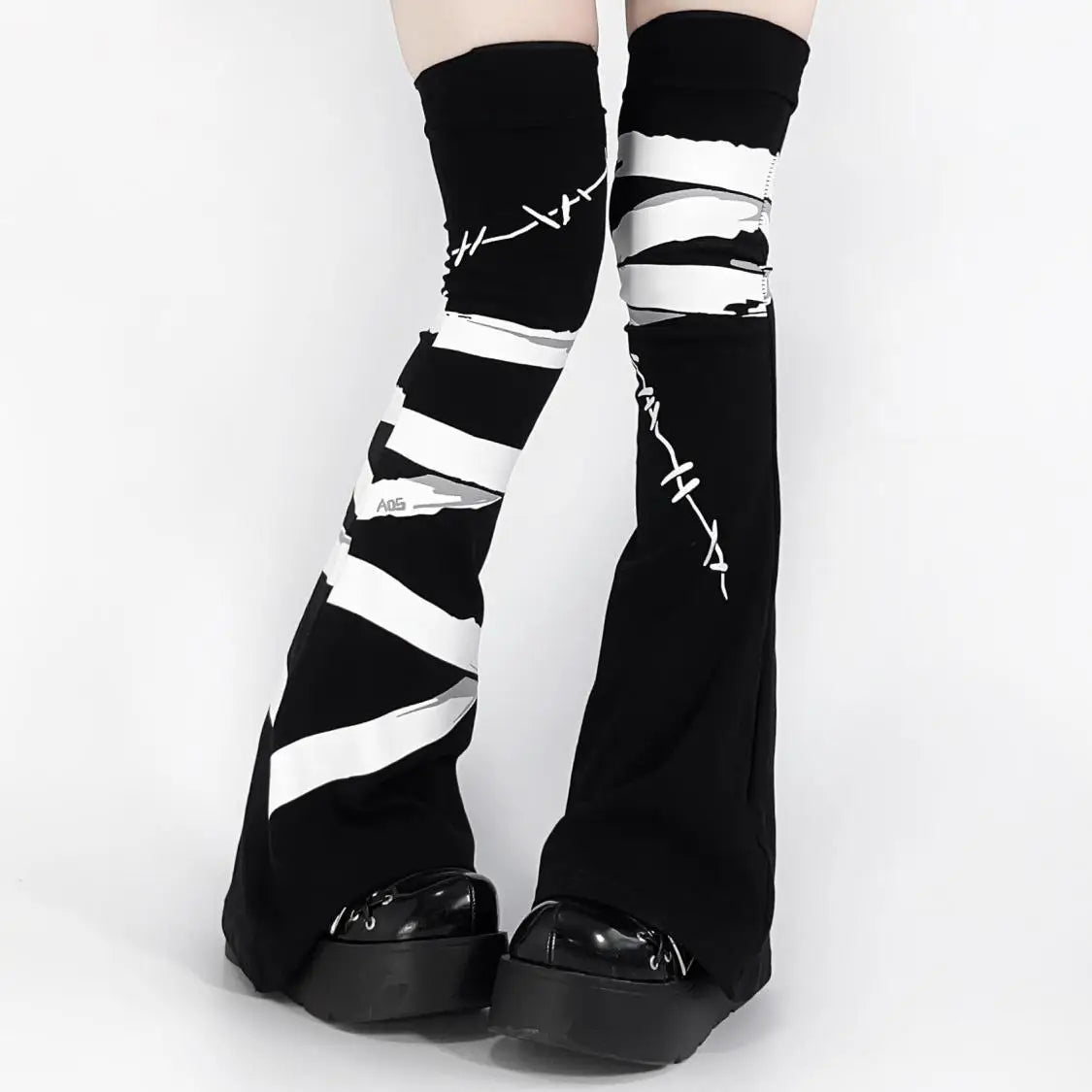 Alt Patchwork Thigh-High Leg Warmers – Juneptune