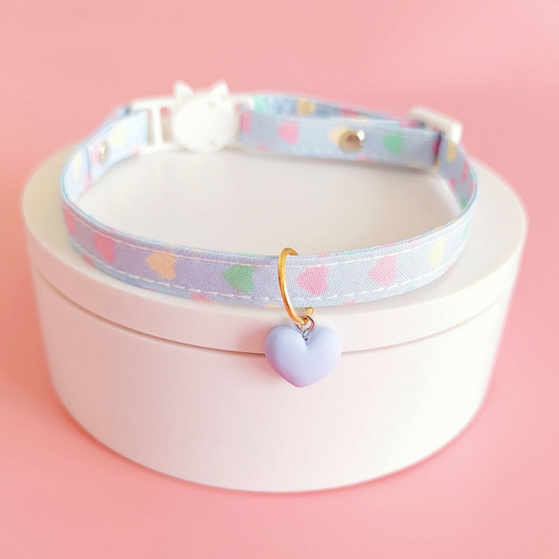 Pastel Heart Dog Collar – Juneptune