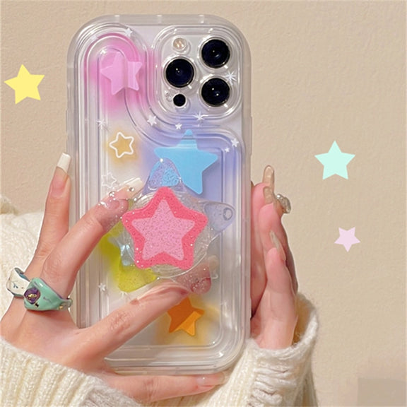 Glitter Star iPhone Case With Grip – Juneptune