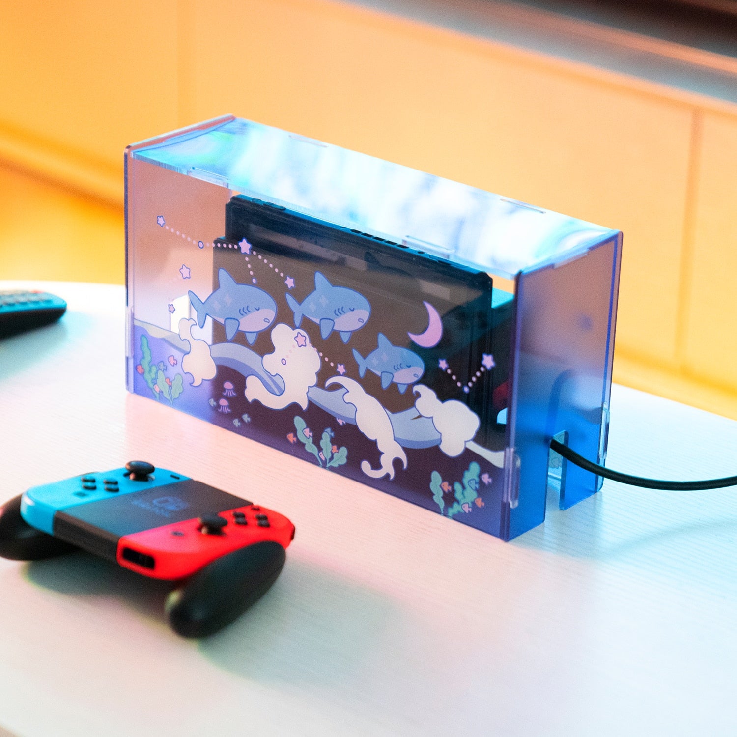 Shark Party Nintendo Switch Dust Cover – Juneptune