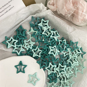 Glossy Star Hair Clips – Juneptune