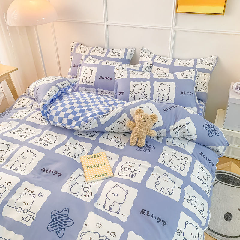 Colorful Cartoon Bedding Set – Juneptune