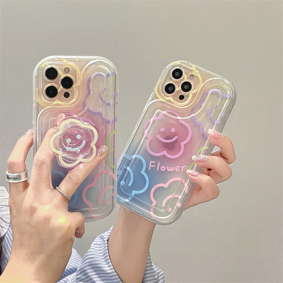 Pastel Flower iPhone Case With Grip – Juneptune