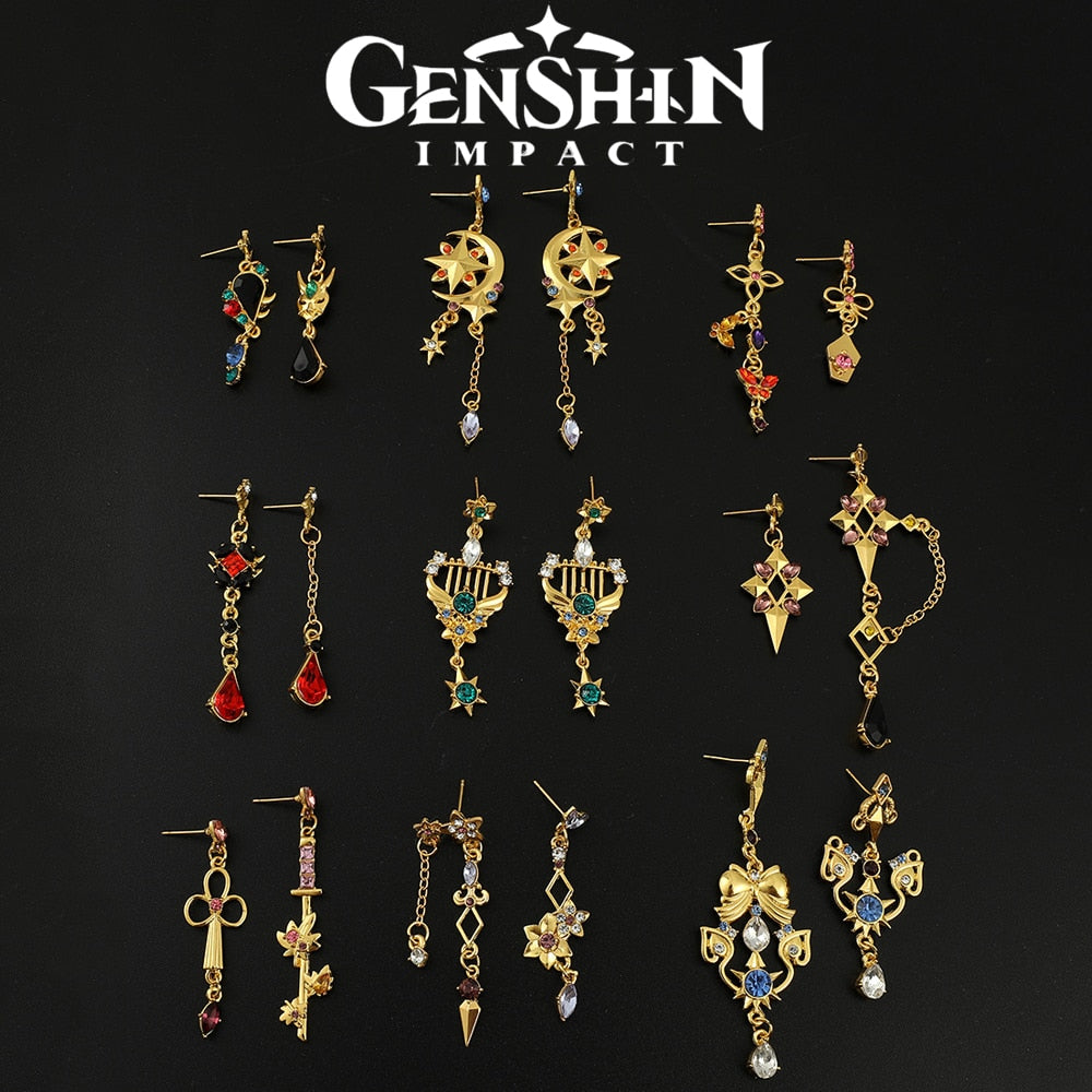 Genshin Impact Drop Earrings – Juneptune