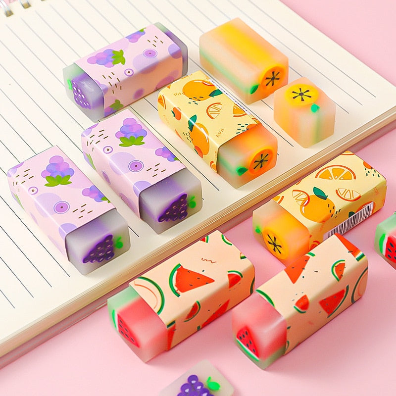 Fruit Rubber Eraser – Juneptune