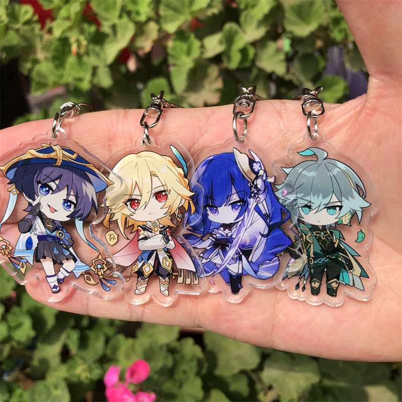 Genshin Impact Characters Acrylic Keychain – Juneptune