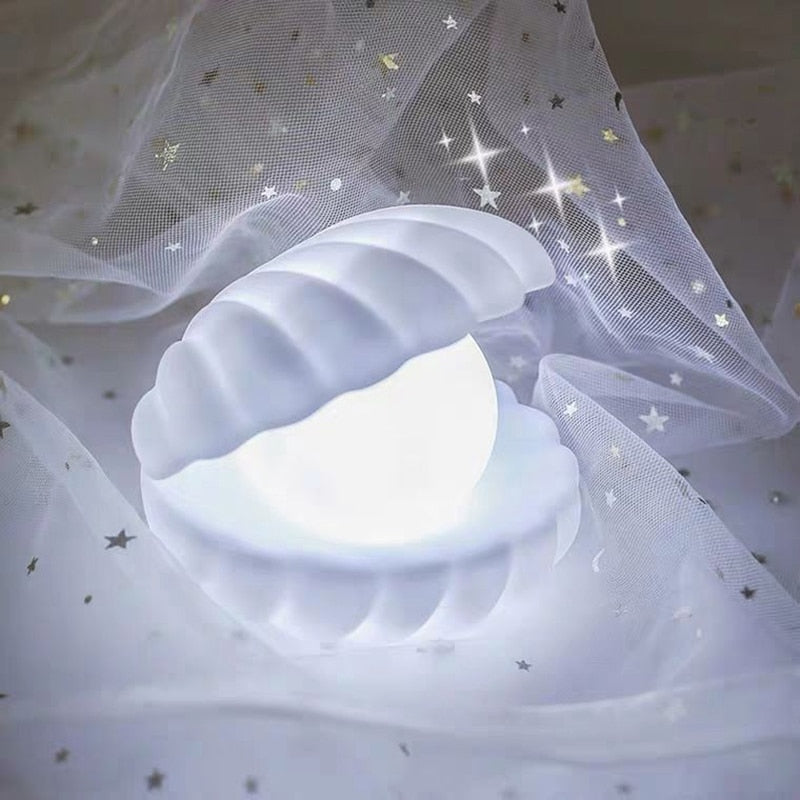 Mermaid Shell Night Light – Juneptune