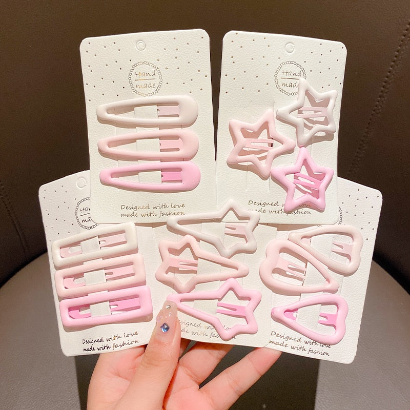 Gradient Pink Hair Clips – Juneptune