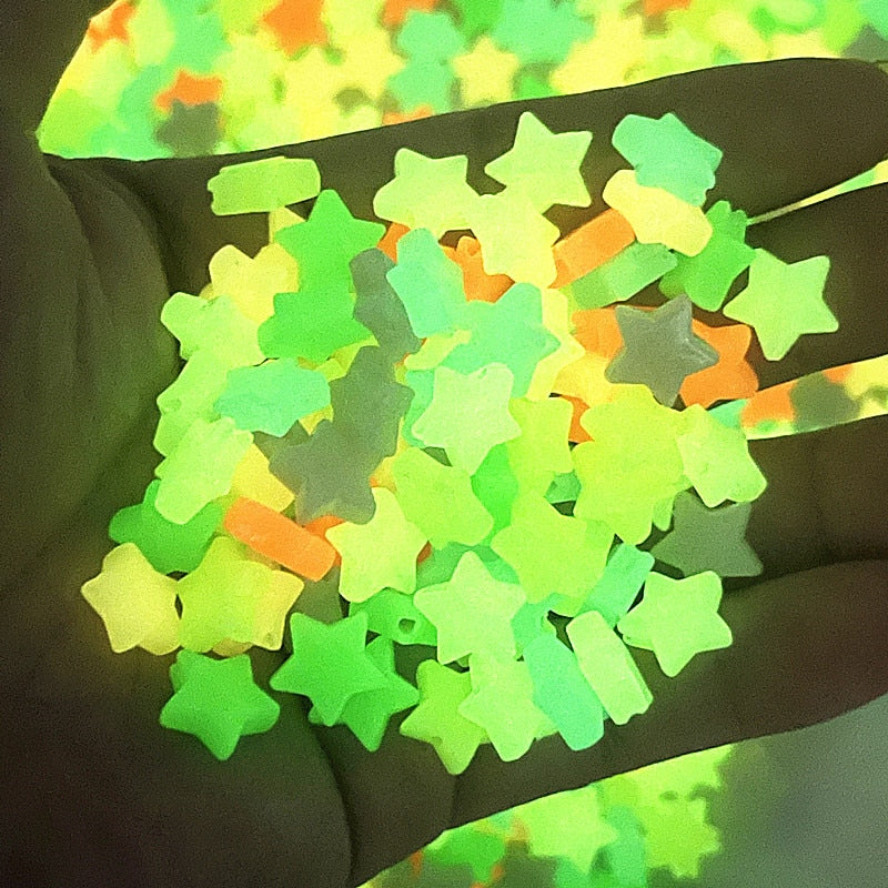 Glowy Star Shaped Beads – Juneptune